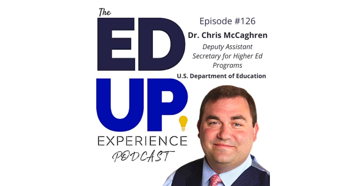 126: No AC-cess without SUC-cess - with Dr. Chris McCaghren, Deputy ...